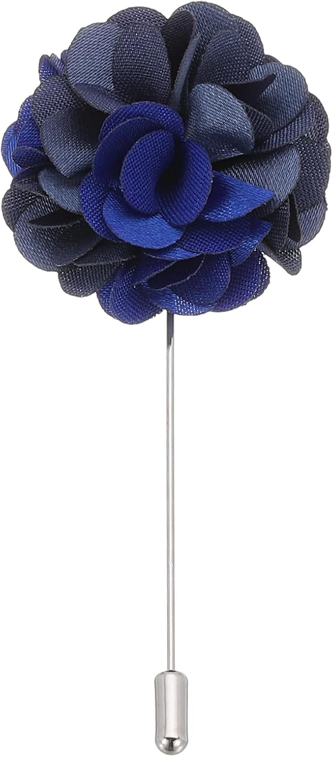 PATIKIL Flower Boutonnieres Pin, Lapel Pin for Men Camellia Flower for ...