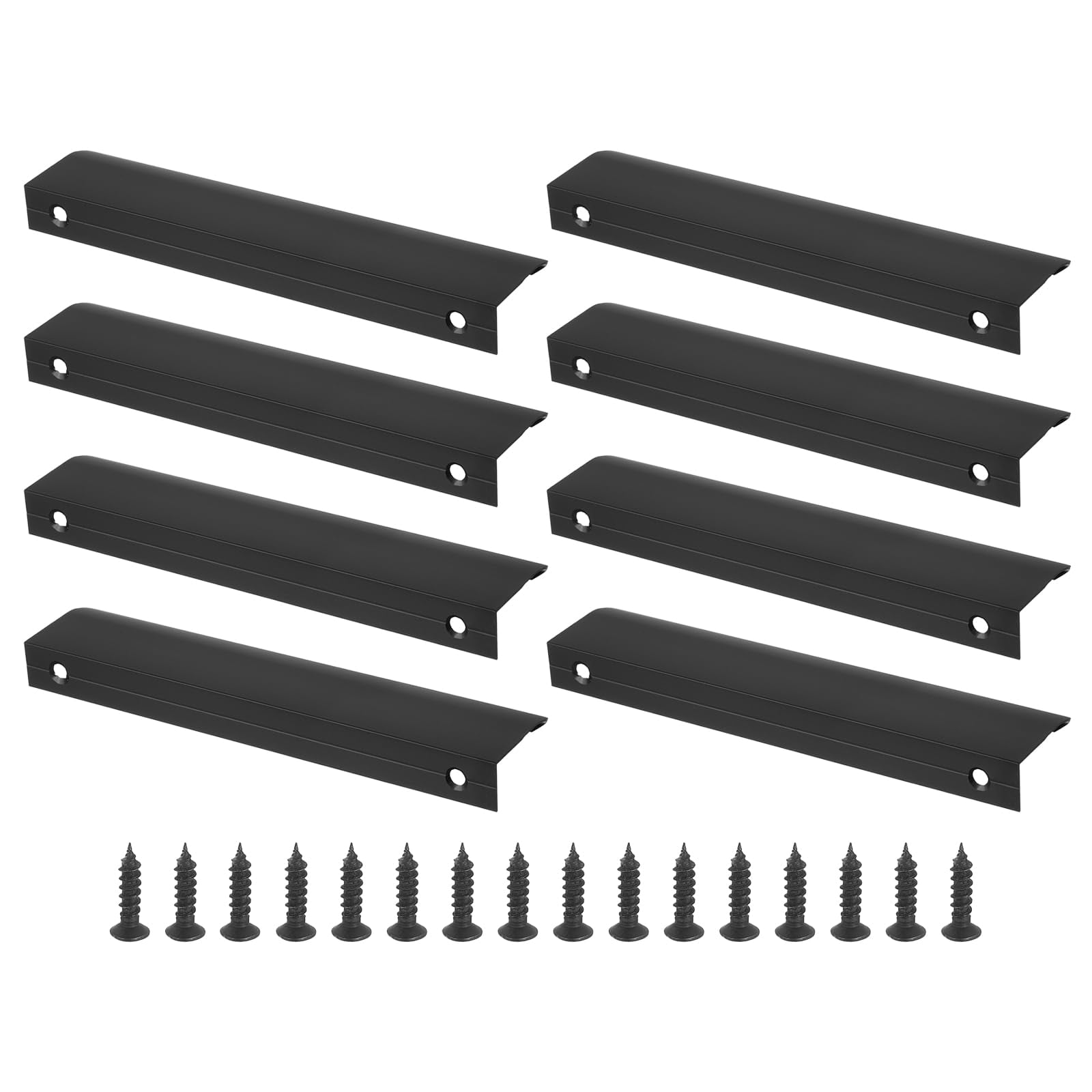 PATIKIL Mount Finger Edge Pull, 8 Pack 150mm/5.91" Aluminum Alloy ...