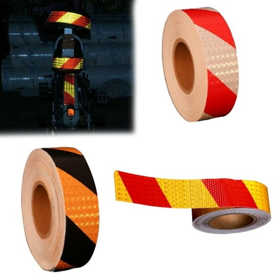 PATIKIL Reflective Warning Tape Self Adhesive High Visibility Caution ...