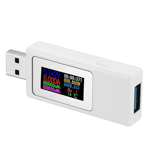 PATIKIL USB Tester, USB Power Meter Voltage Current Tester Fast ...