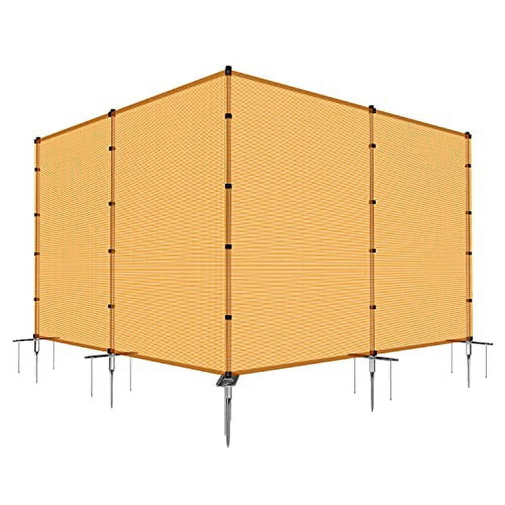PATIO Portable Outdoor Mesh Fence for Backyard Garden Yard Movable ...