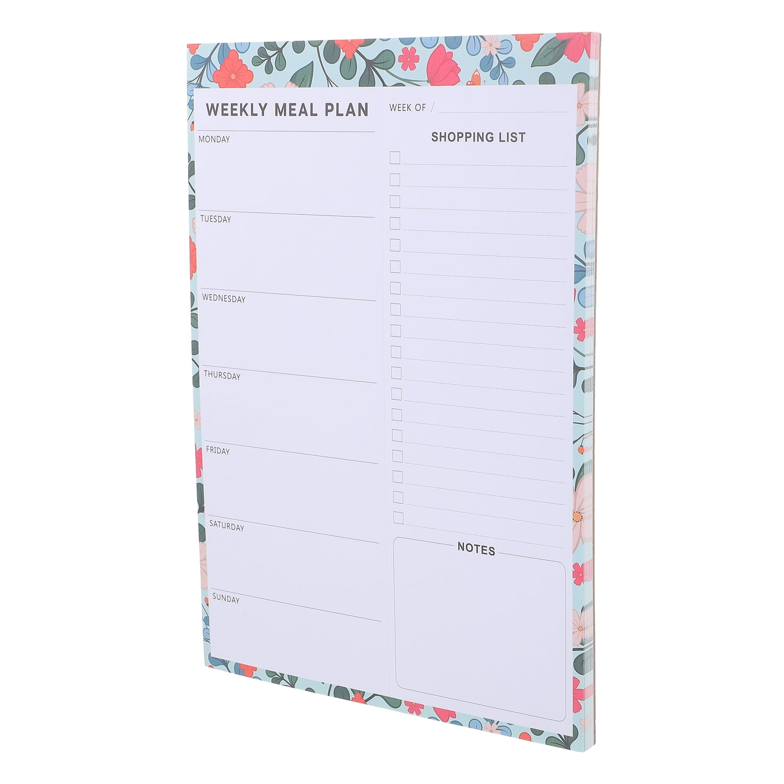 PATKAW 1 Book of Meal Planner Kitchen Magnetic Fridge Notepad List ...