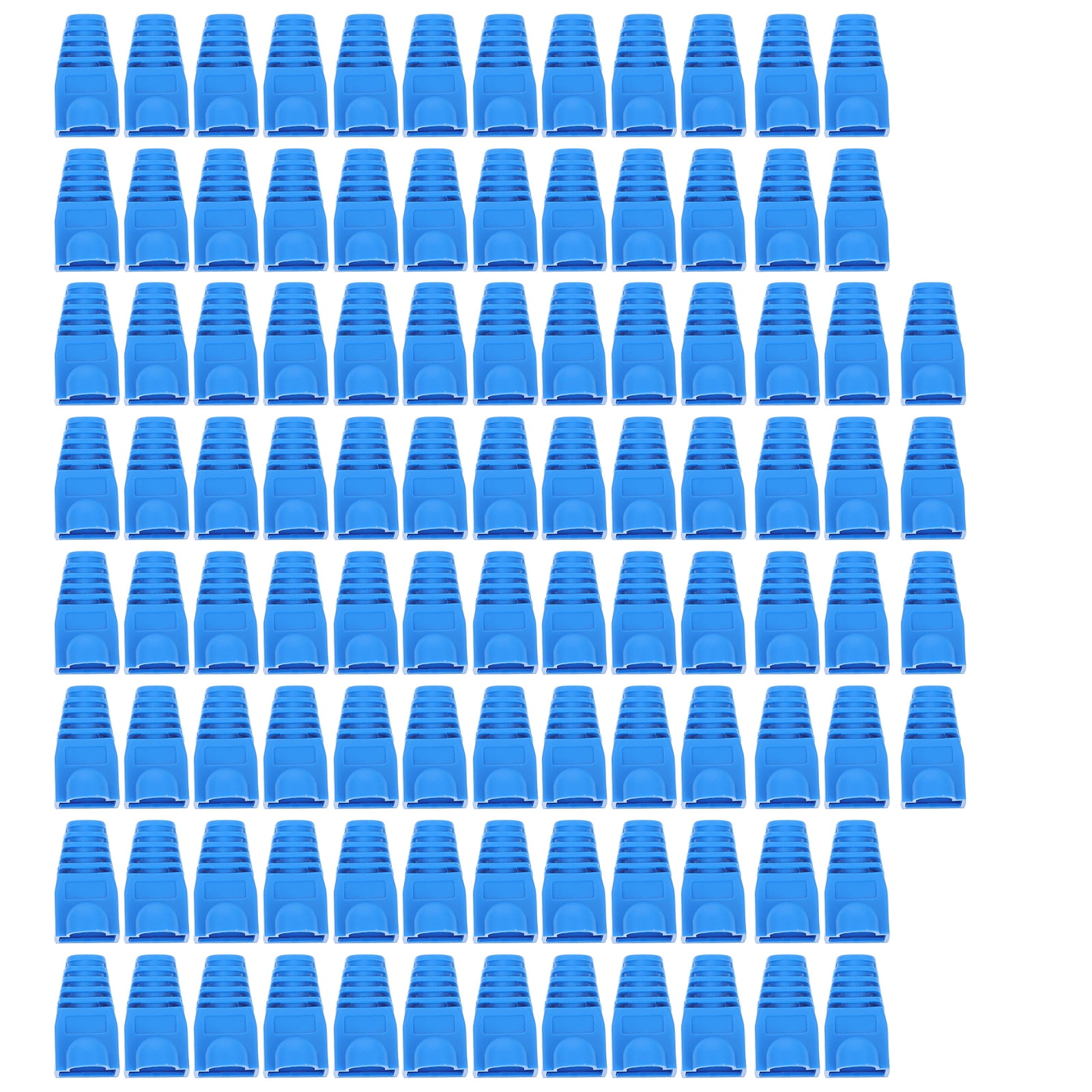 PATKAW 100PCS Connector Boot Cover Cat5 Cat6 RJ45 Ethernet Plastic Boot ...