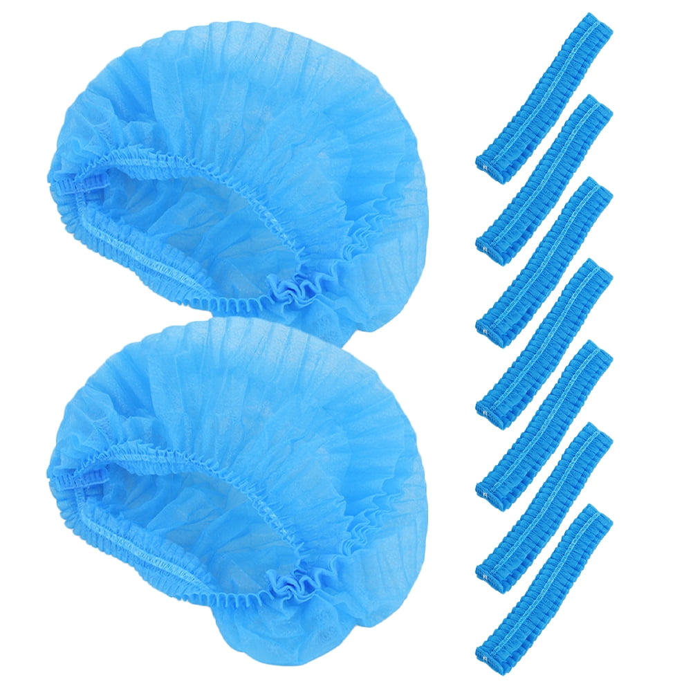 PATKAW 100pcs Disposable Hair Cap Hair Nets for Food Service Workers ...