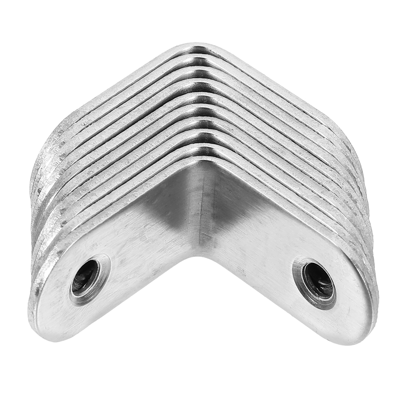 PATKAW 10Pcs Right Angle L-Shape Shelf Support Brackets L Brackets 90 ...