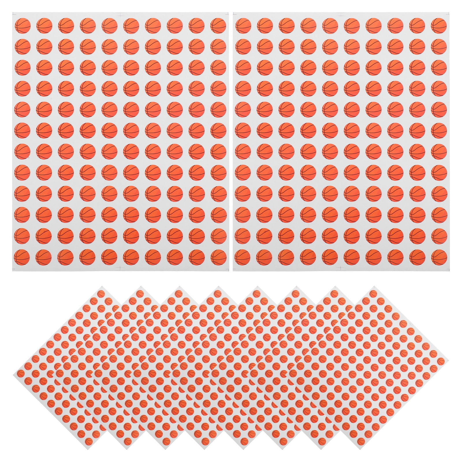 PATKAW 20 Sheets of Sports Ball Theme Stickers Scrapbooking Sports ...
