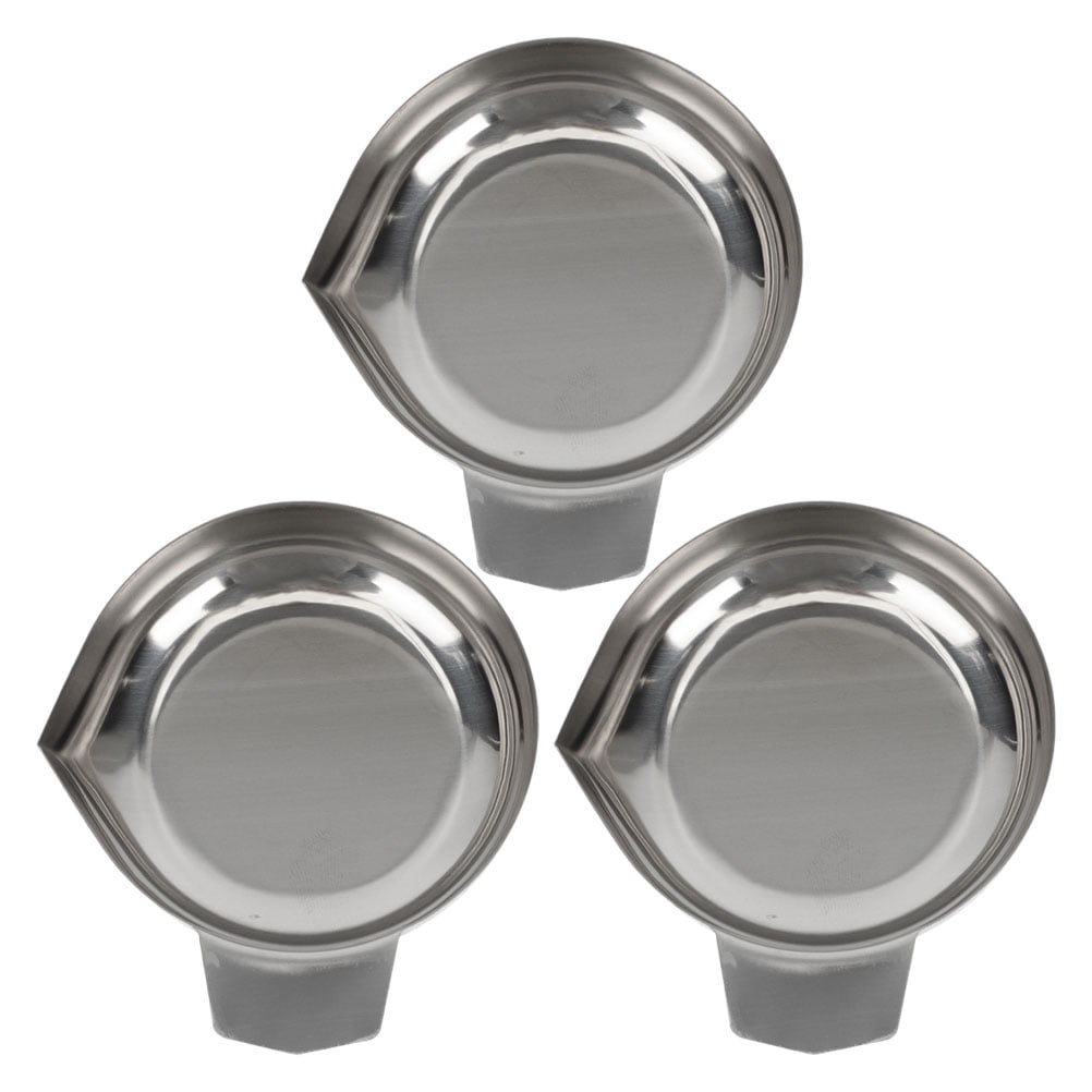 PATKAW 3pcs Powder Weighing Pan Stainless Steel Scale Pan Powder ...