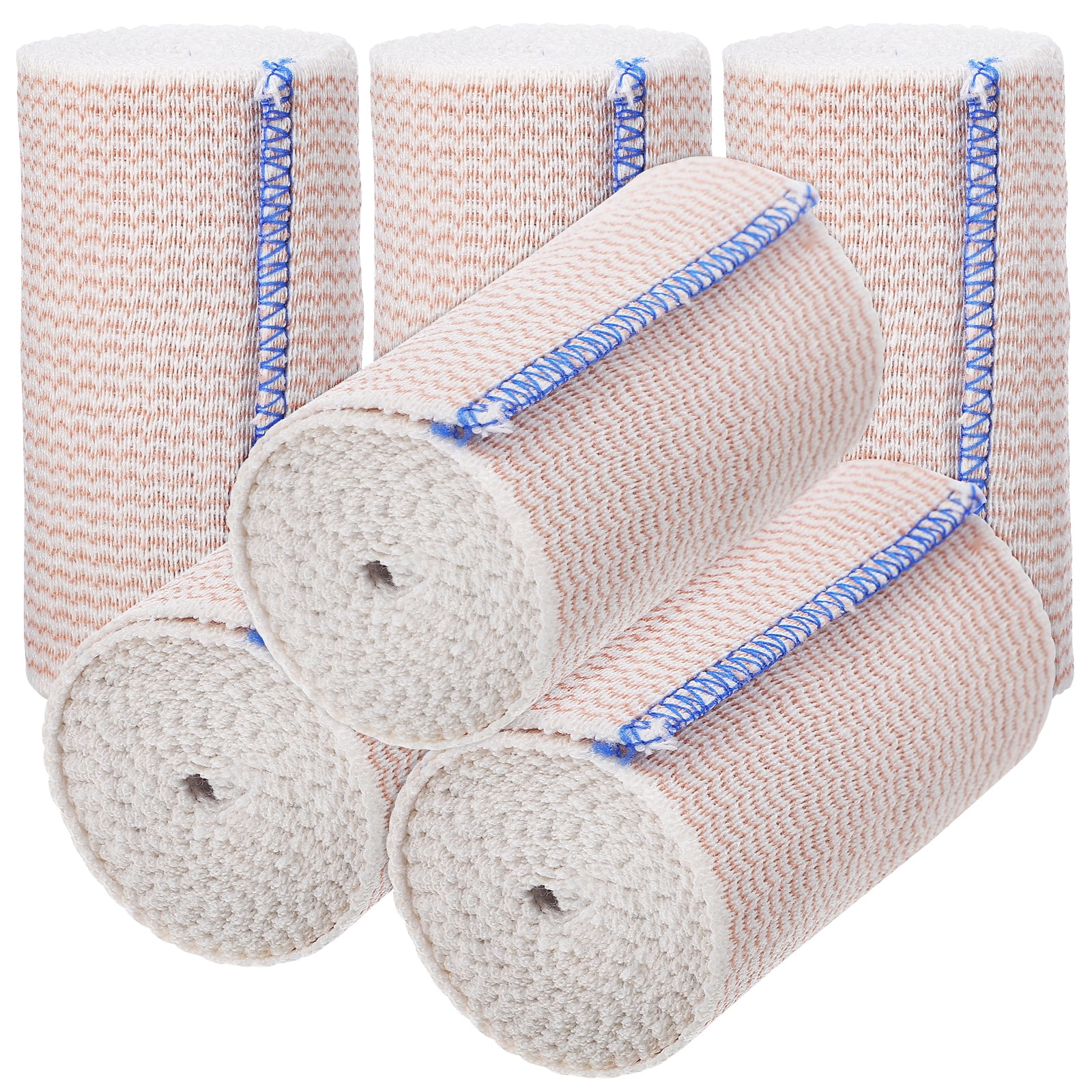 "PATKAW 6 Rolls Elastic Bandages, Sports Compression Wrap, Breathable ...