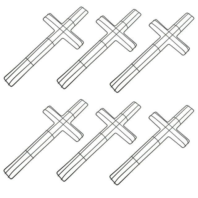 PATKAW 6pcs Cross Wreath Frame Cross Shaped Wreath Frame DIY Cross ...