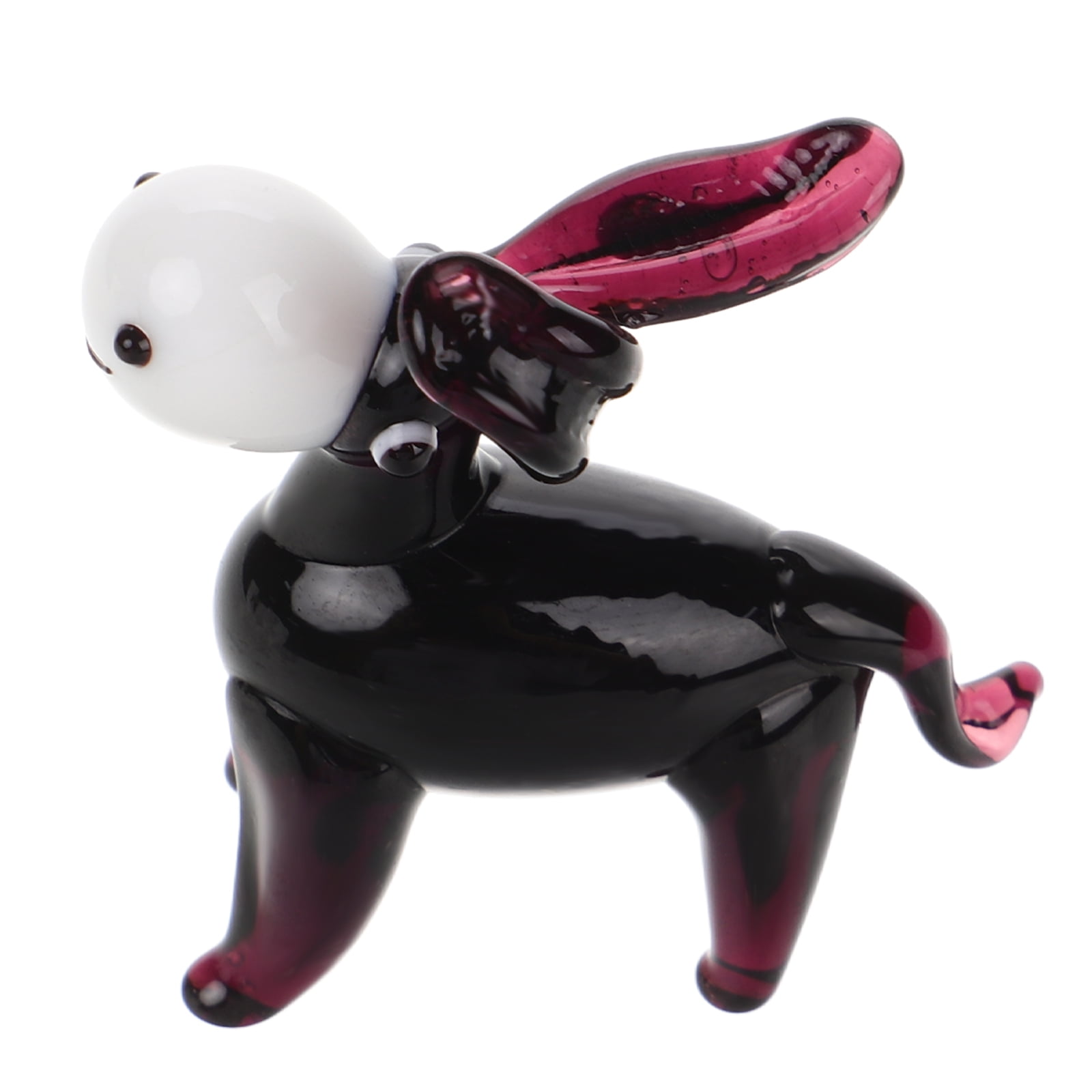 PATKAW Donkey Figurine Glass Donkey Animal Figurines Donkey Decor ...