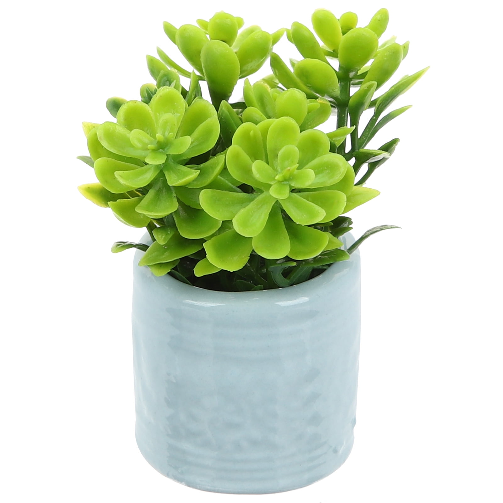 PATKAW Miniature Potted Plant Mini Fake Bonsai Model Mini House ...