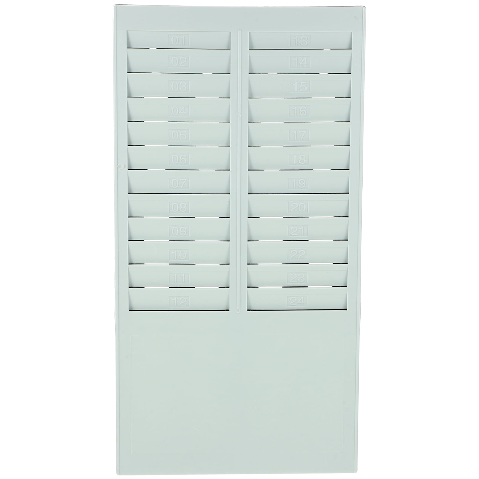 PATKAW Multi-card Slot Storage Rack Attendance Card Rack Attendance ...