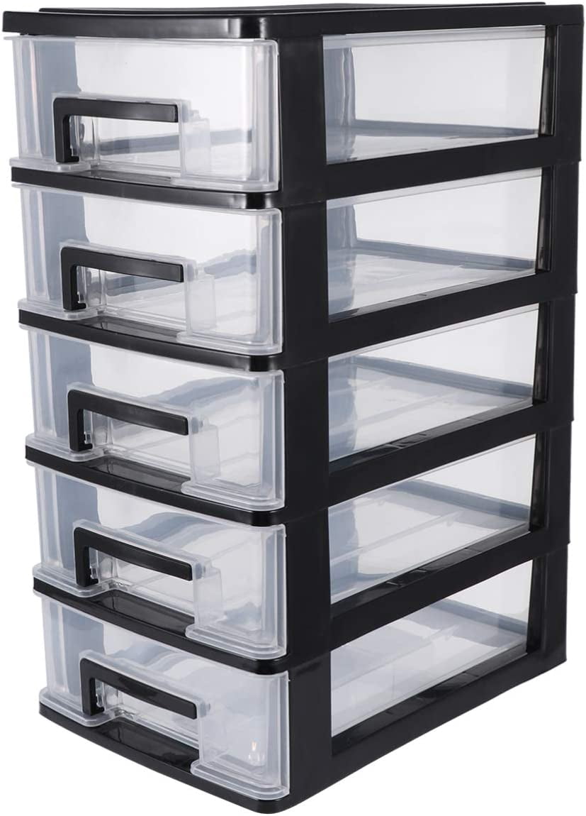 PATKAW Multifunctional Five- layer Storage Cabinet, 8.3x5.9x12.3inch, 5 ...