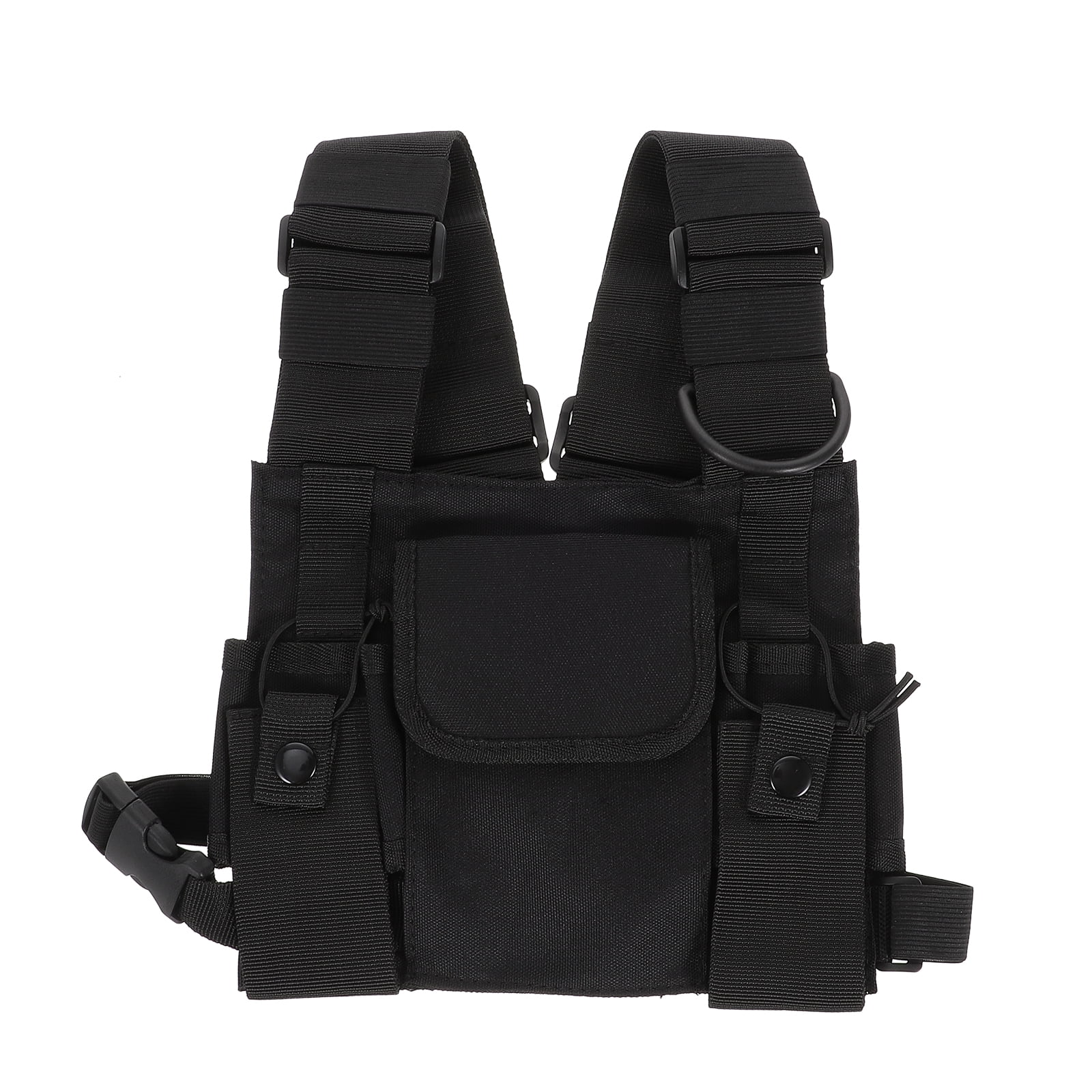 PATKAW Radio Chest Harness Chest Bag Radio Shoulder Holster Rig Pack ...
