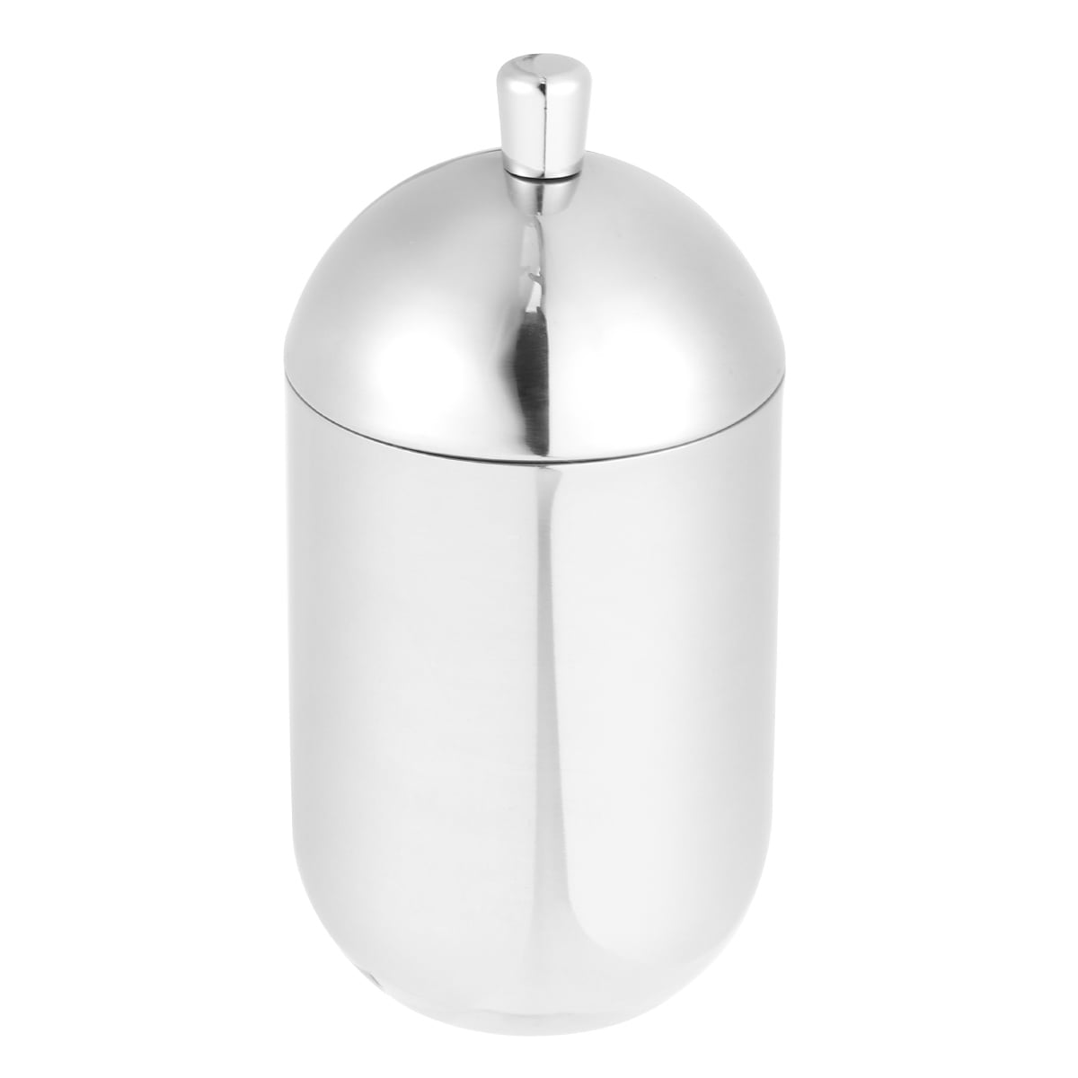 PATKAW Stainless Steel Cotton Swab Box Bathroom Cotton Swab Storage Box ...