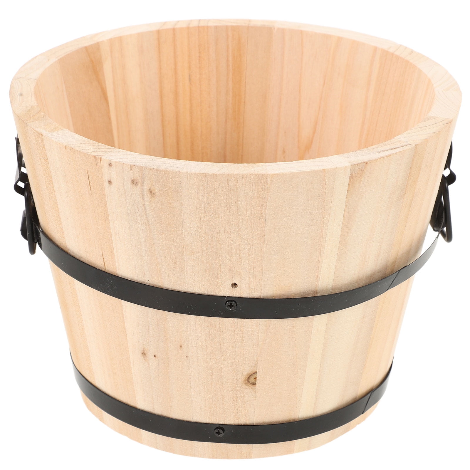 WHAMVOX Beige Wood Rice Steamed Bucket for Home Use MultiFunction ...