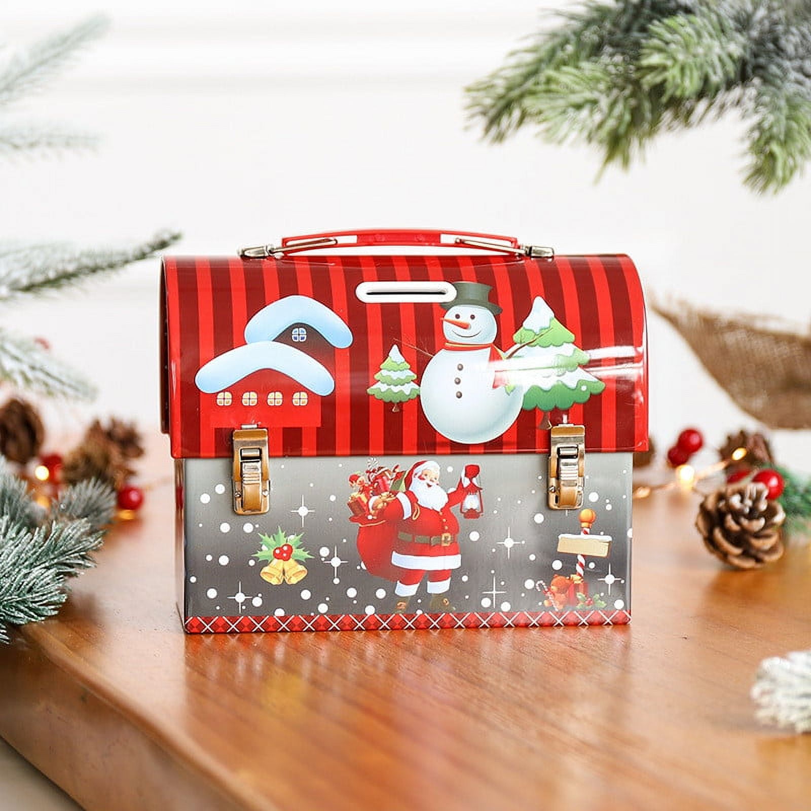 PATLOLAV Christmas Personalized Children’s Cash Box, Money Bank Saving ...