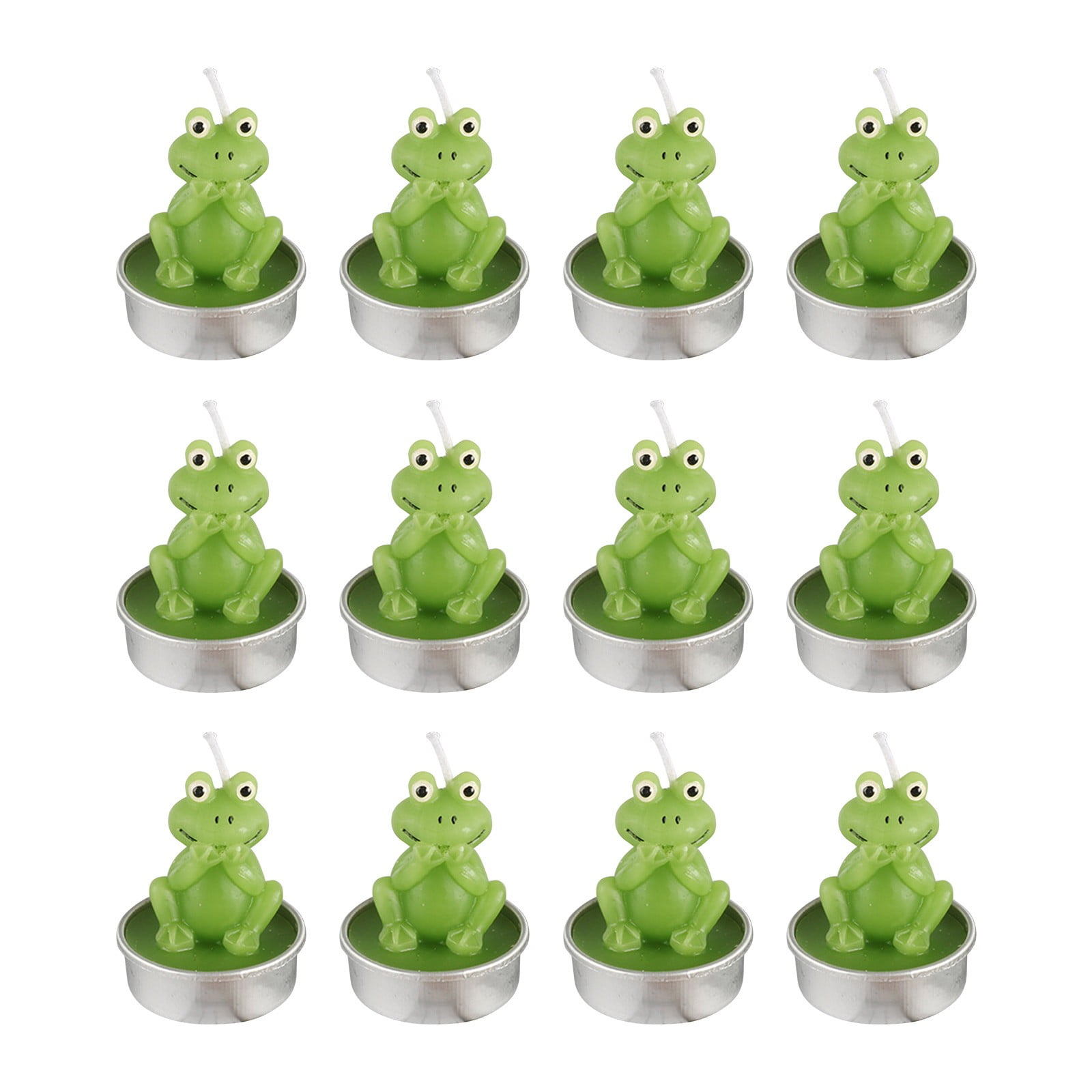 PATLOLLAV 12Pcs Frog Tealight Candles,Tea Lights Candles for Birthday ...
