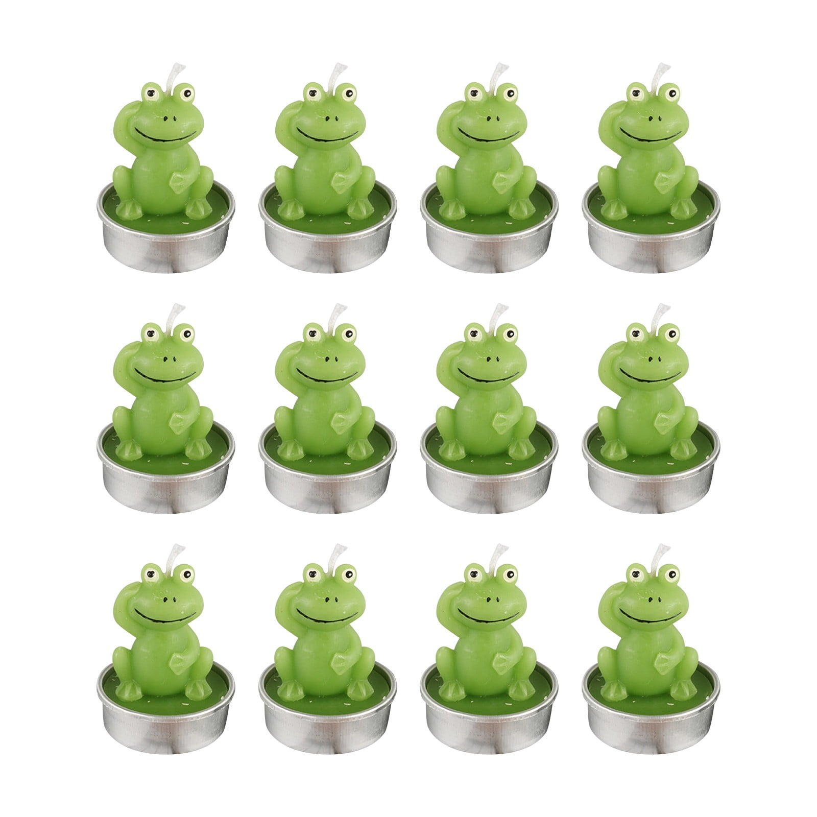 PATLOLLAV 12Pcs Frog Tealight Candles,Tea Lights Candles for Birthday ...