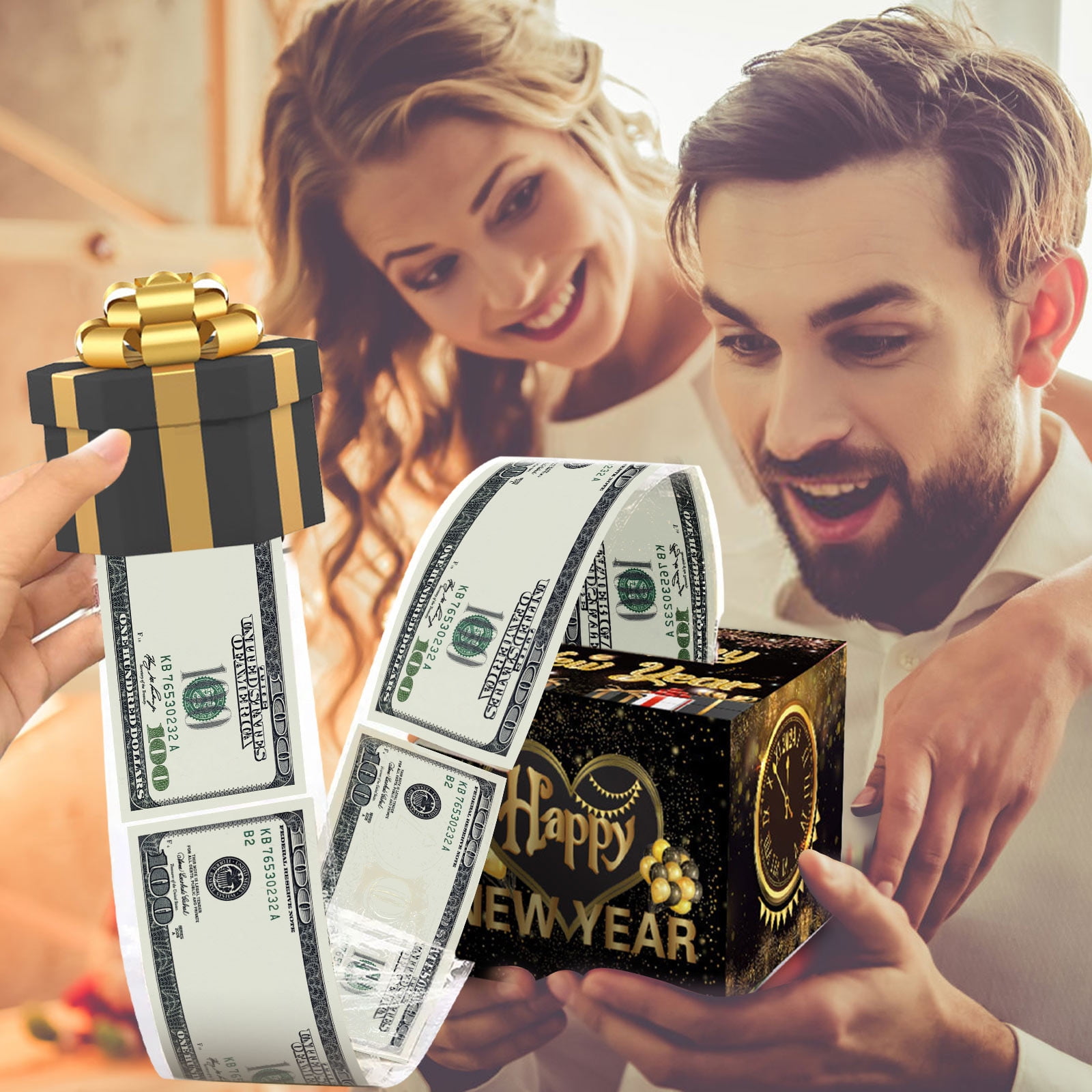 PATLOLLAV 2024 Birthday Money Box for Cash Gift,Pull Happy Birthday ...