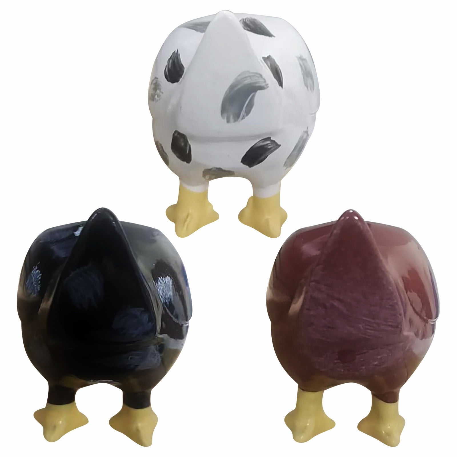 PATLOLLAV 3Pcs Chicken Butt Magnet Fun Refrigerator Magnets Farm Animal ...