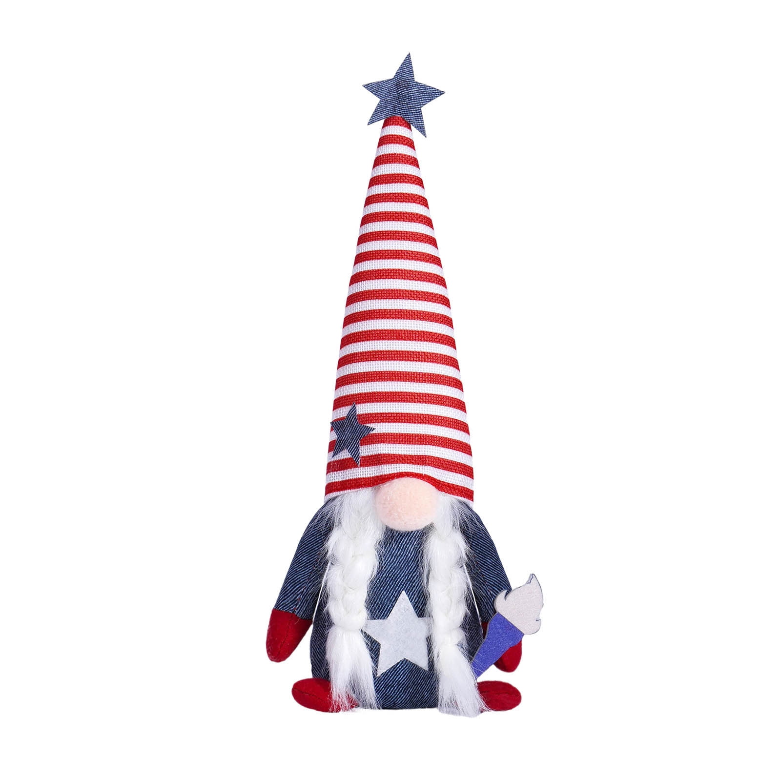 PATLOLLAV 4th of July Patriotic Gnomes Decor, Handmade Gnomes American ...