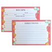 LotFancy 60 Count Plain Lined Note Recipe Cards, 4x6 in, Double Sided ...