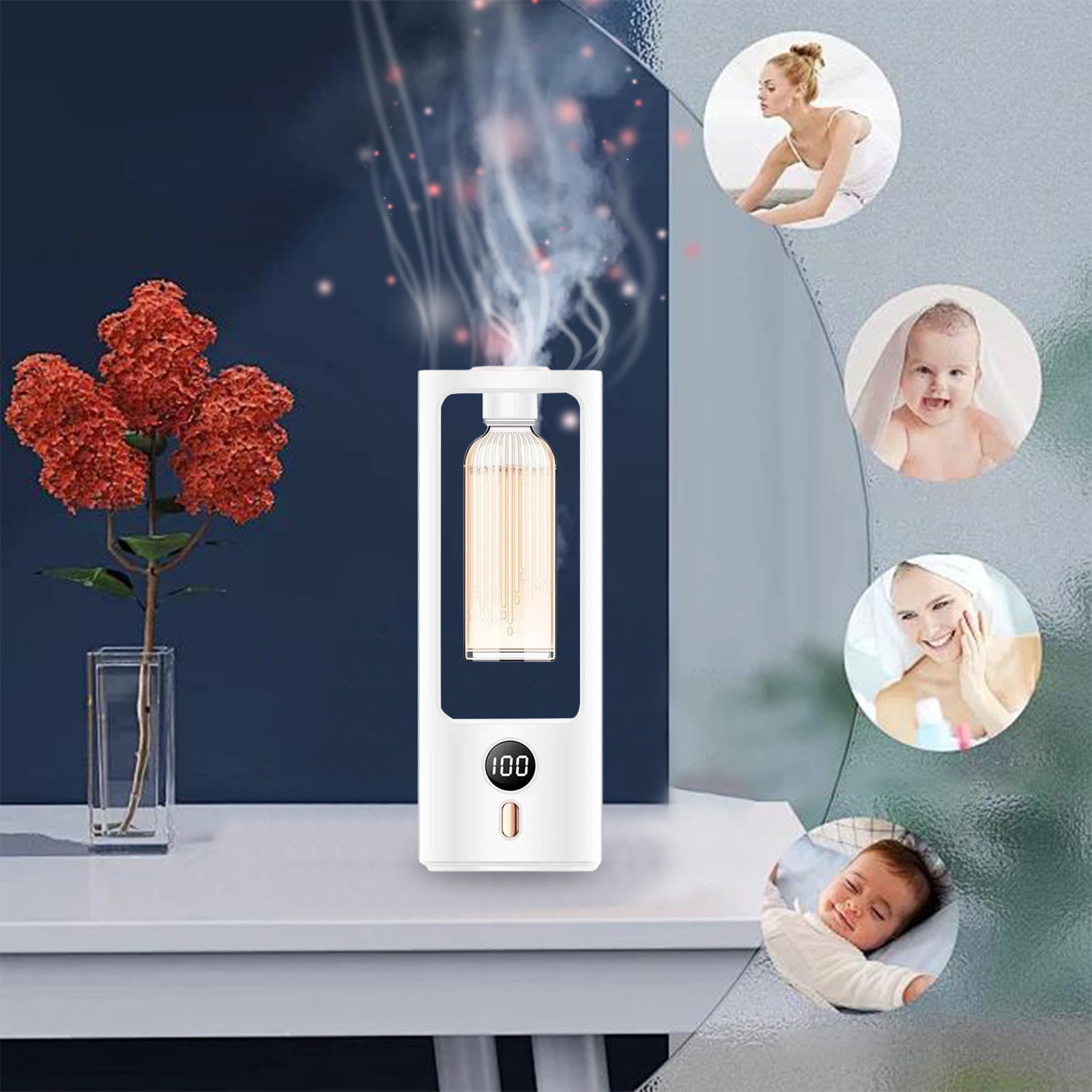 PATLOLLAV 6 Speed Adjusted Commercial Smell Machine Oil Diffuser with ...