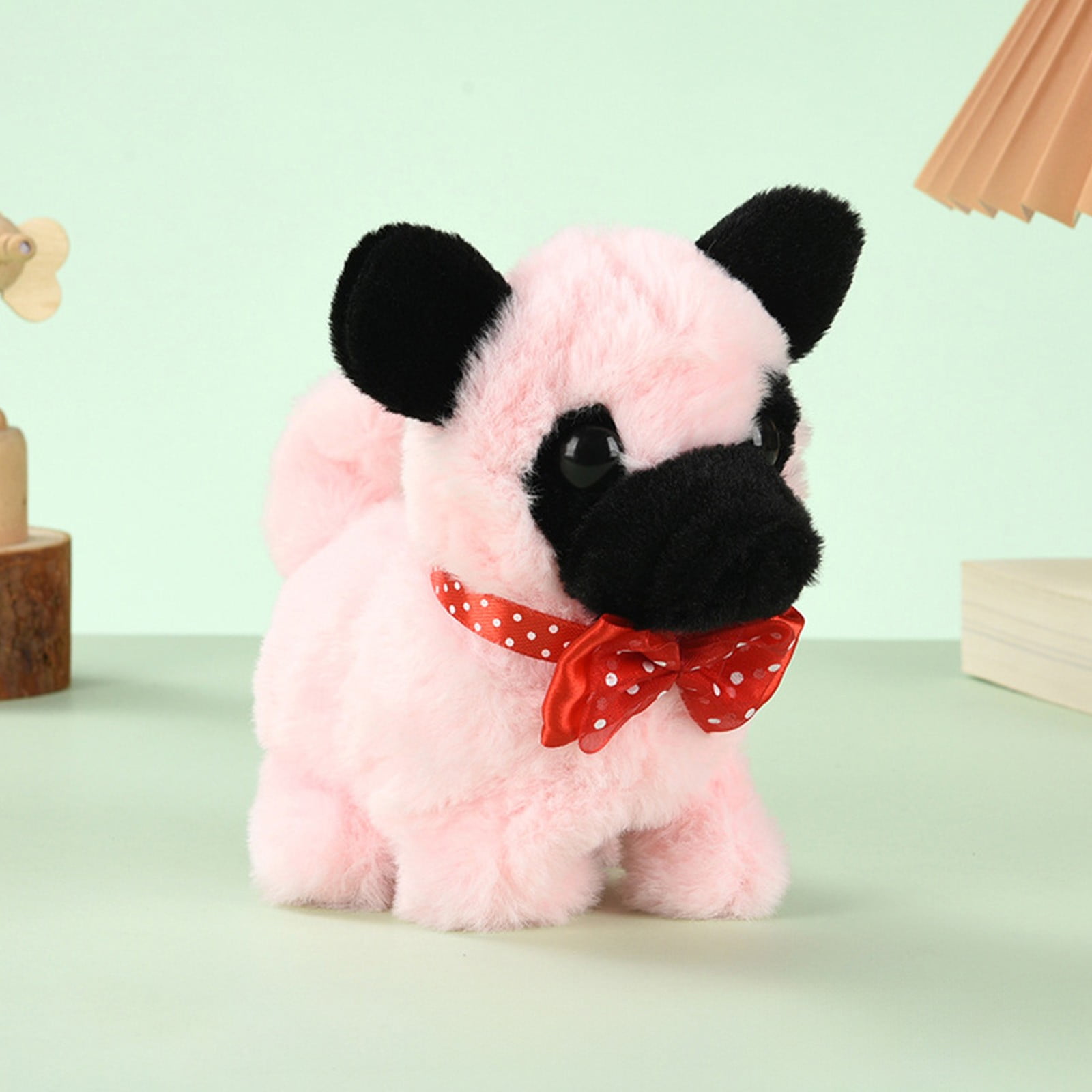 PATLOLLAV 7Inch Pug Puppy Doll,Plush Electronic Toy Dogs - Touch and Sound, Plays Tricks,Barks ...