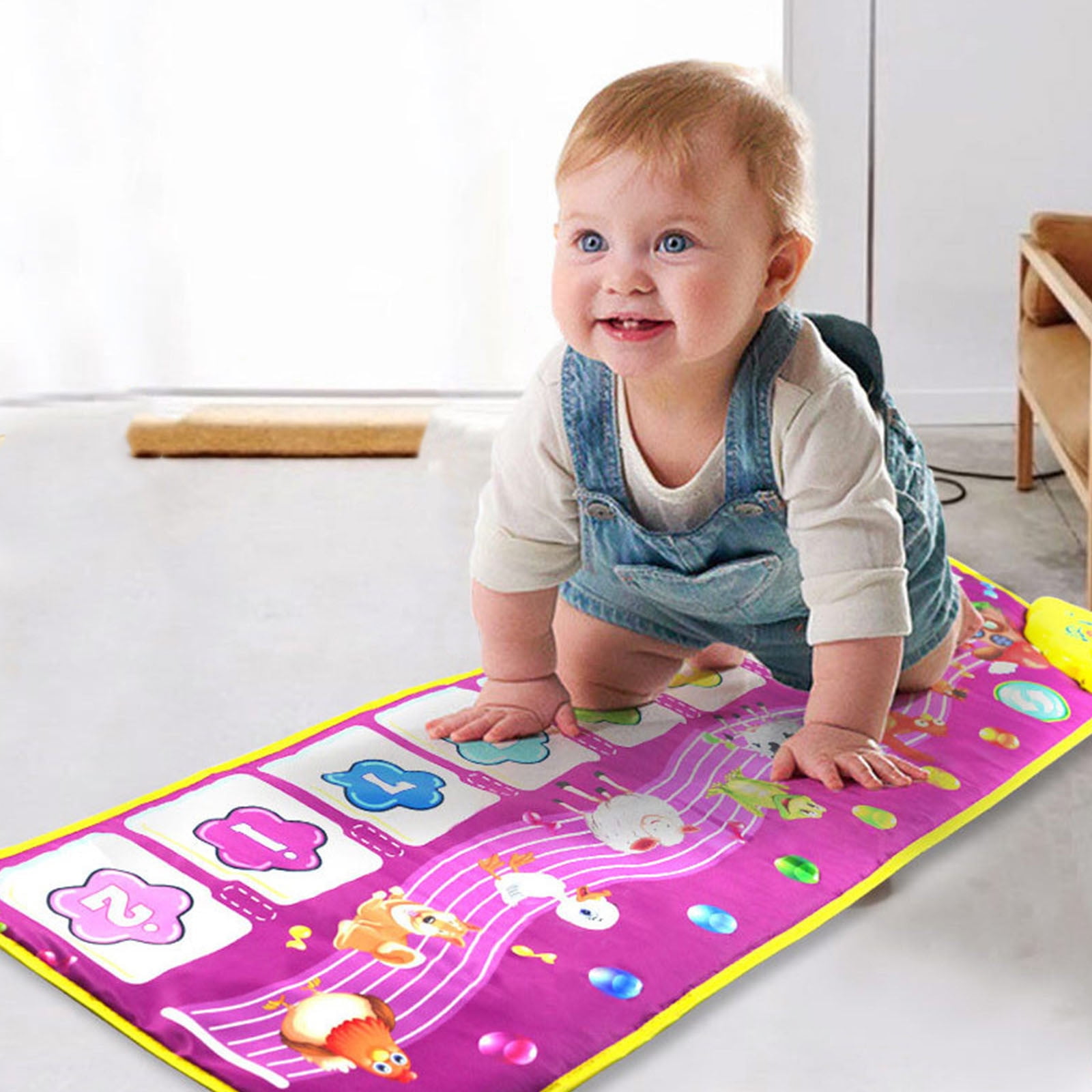 PATLOLLAV Baby Musical Learning Toys,Floor Piano Playmat for Toddlers ...