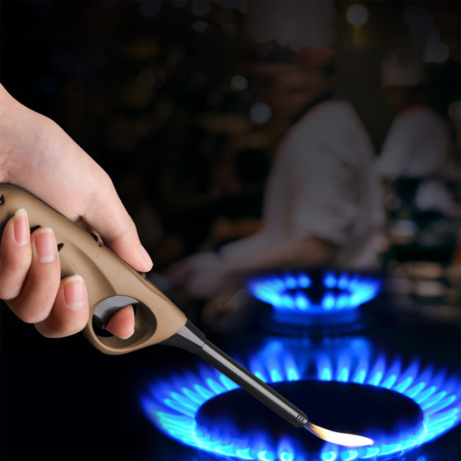 PATLOLLAV Candle Gas Lighter with Extended Long Wand Handy,Butane ...