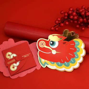Way To Celebrate! Lunar New Years Dragon Envelope, 10 Count - Walmart.com