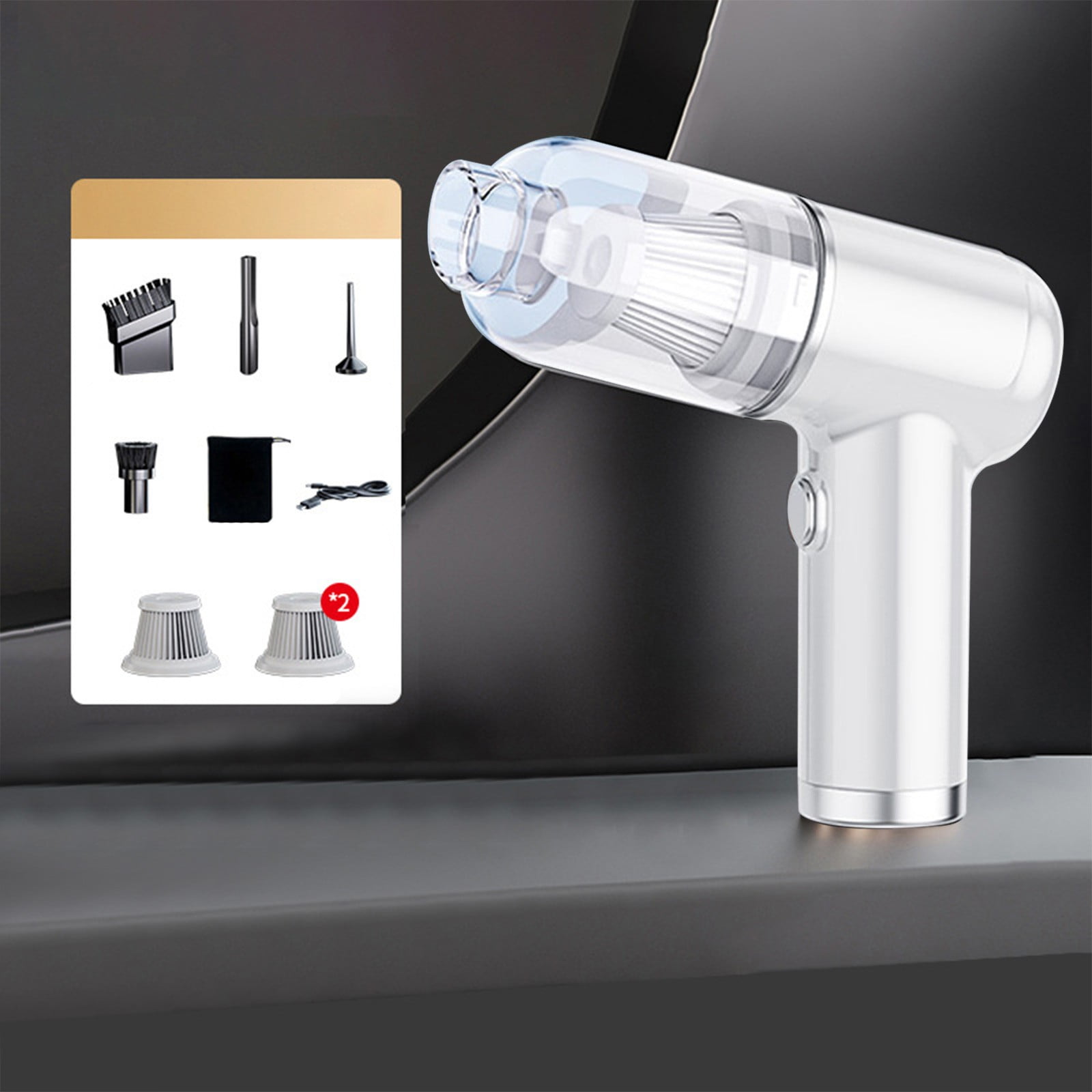 PATLOLLAV Cordless Car Vacuum Cleaner,Rechargeable Handheld Vacuum ...