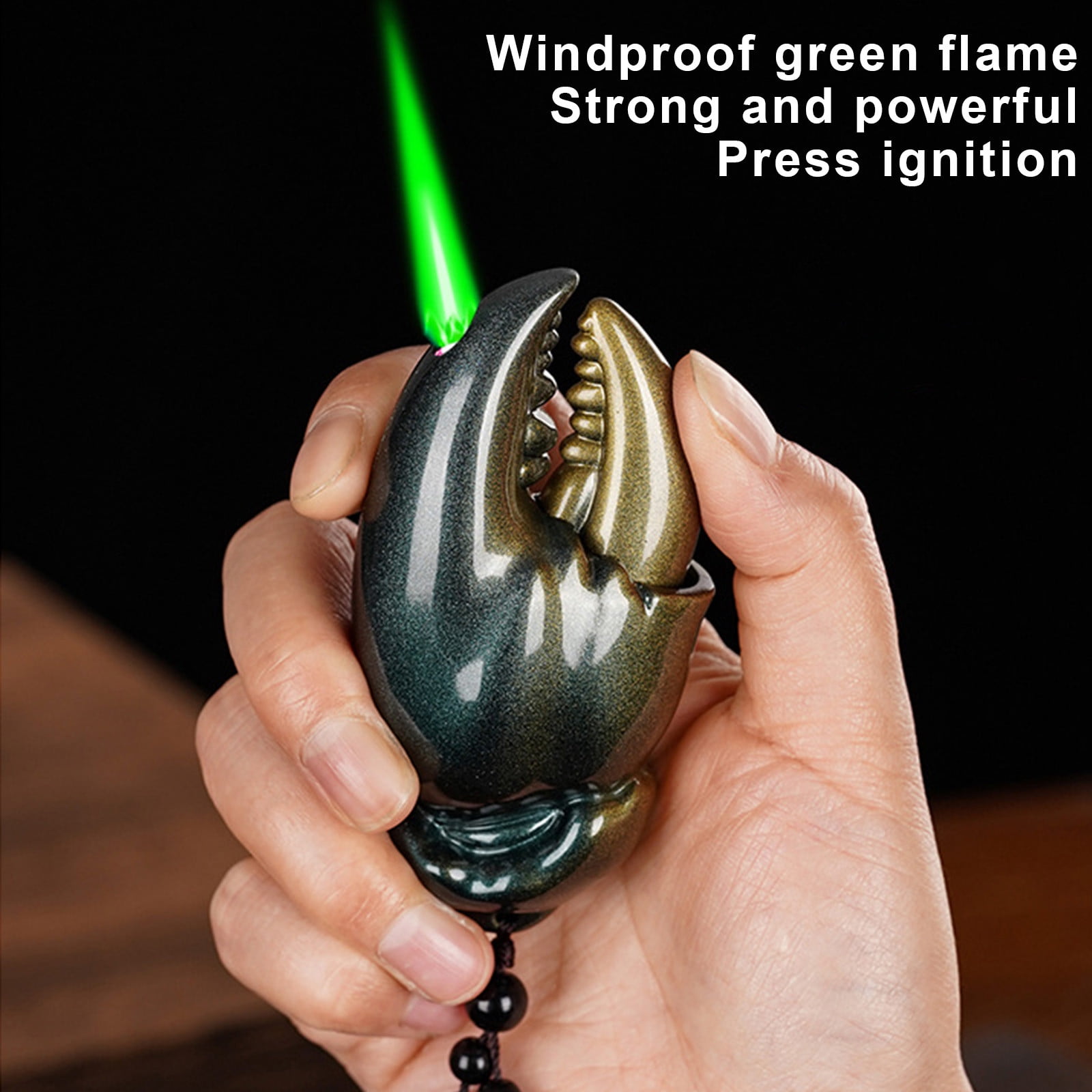 PATLOLLAV Crab Claw Lighter,Jet Torch Lighter Creative Lighter ...