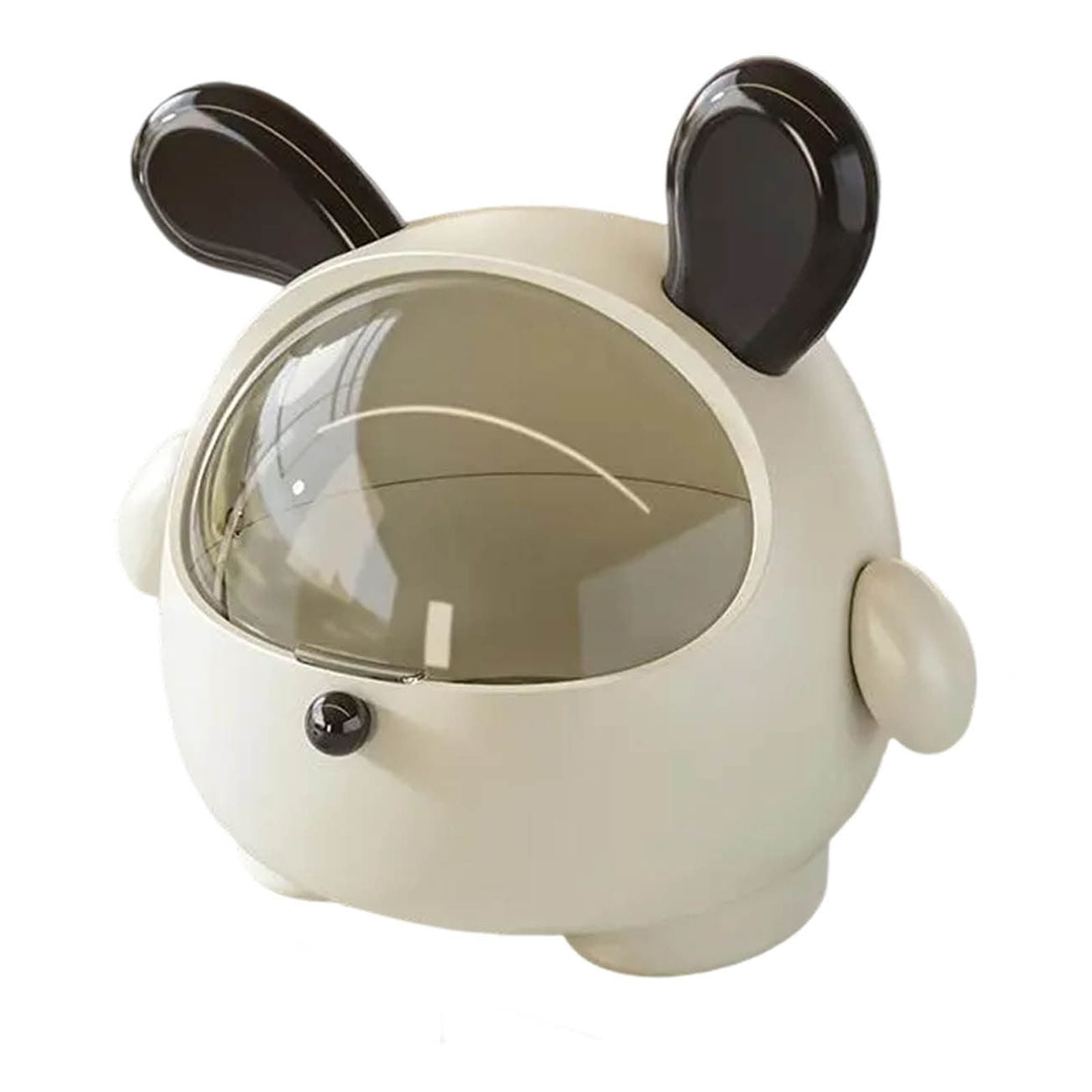 PATLOLLAV Cute Desktop Trash Can With Lid Cute Style Desktop Waste Bin ...