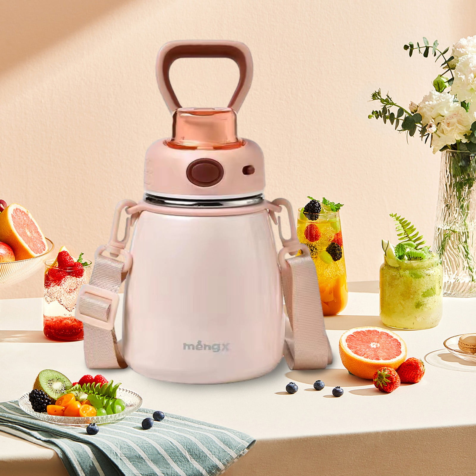 PATLOLLAV Cute Large Capacity Cup Insulated Coffee Bottle,600ml Mini ...