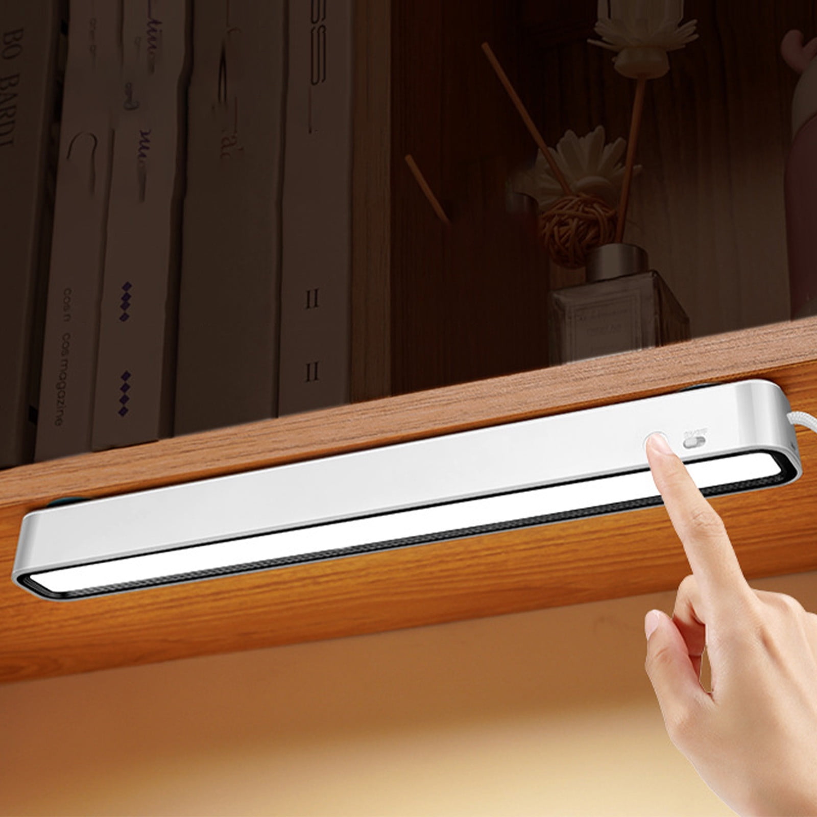 PATLOLLAV Desk Light Bar,Rechargeable Reading Lamp,Under Desk Light LED ...