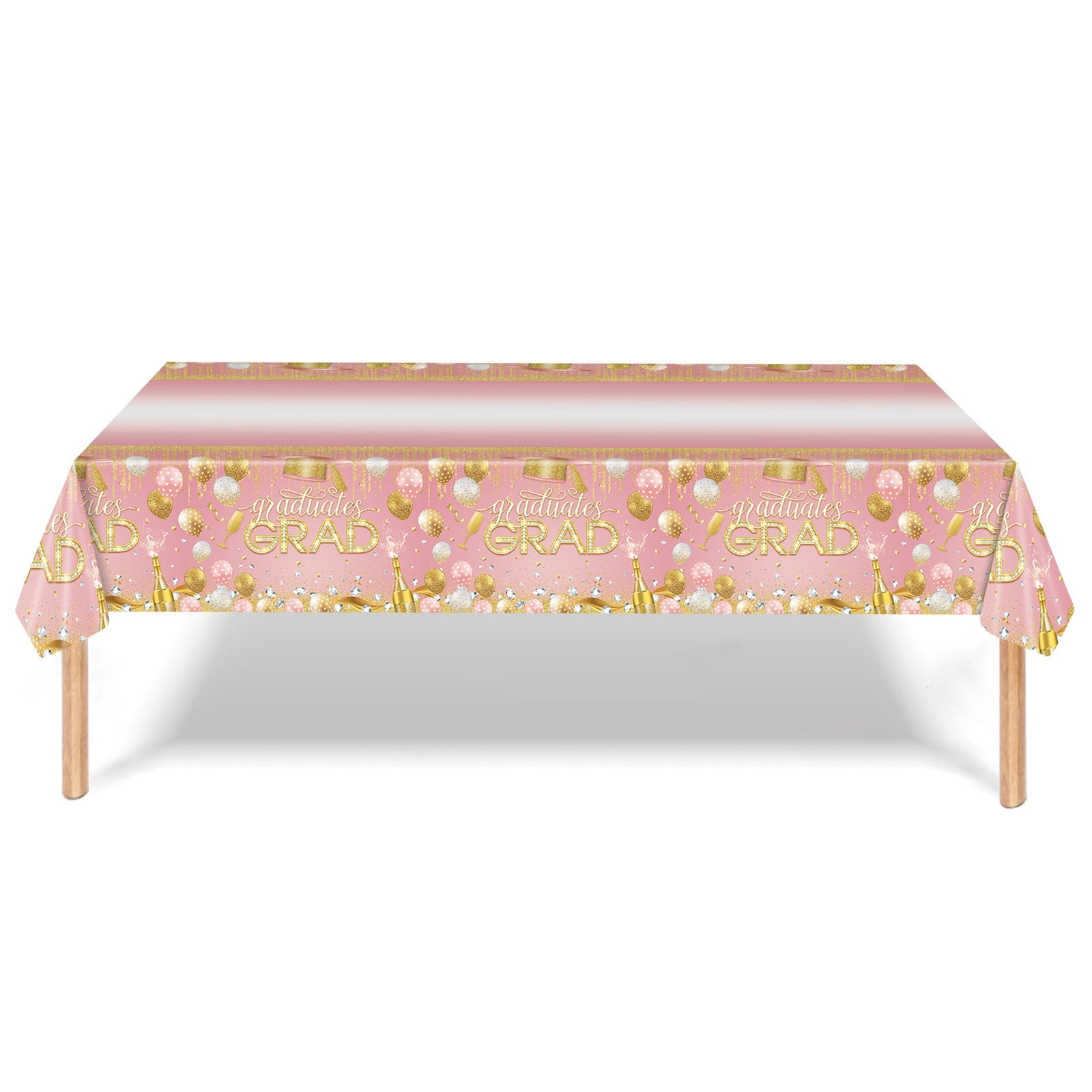 PATLOLLAV Disposable Graduation Party Decorations Tablecloth, Grad ...