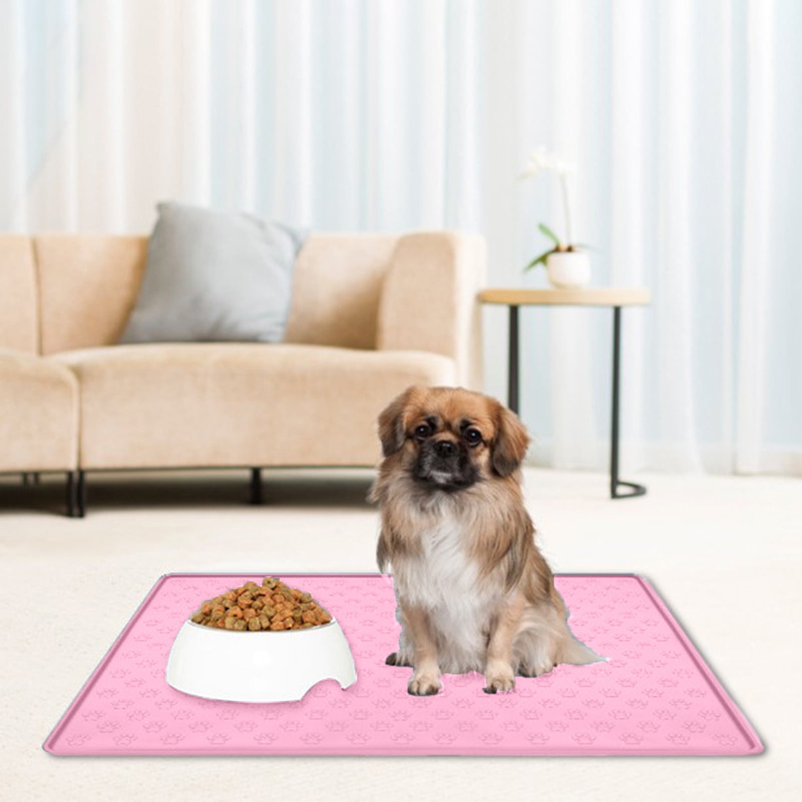 PATLOLLAV Dog Food Mat, Cat Food Mat, Pet Food Mat, Dog Feeding Mat, 20 ...