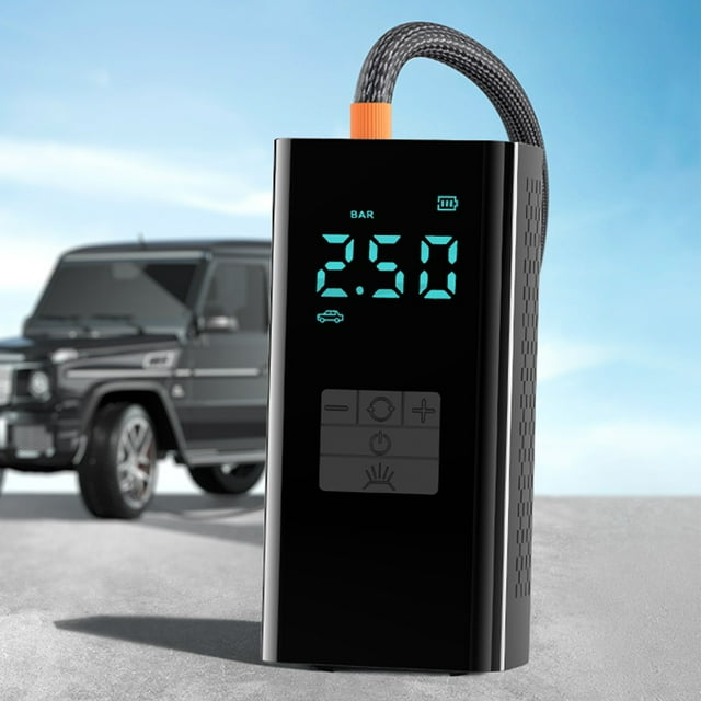 PATLOLLAV Electric Air Inflator, 7.4V Wired Tire Air Inflators with ...