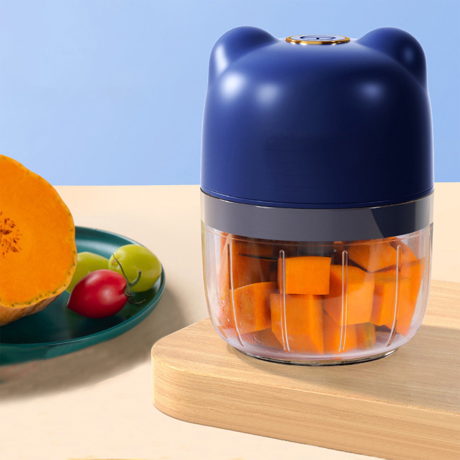 PATLOLLAV Electric Mini Garlic Chopper, More Powerful Wireless Garlic ...