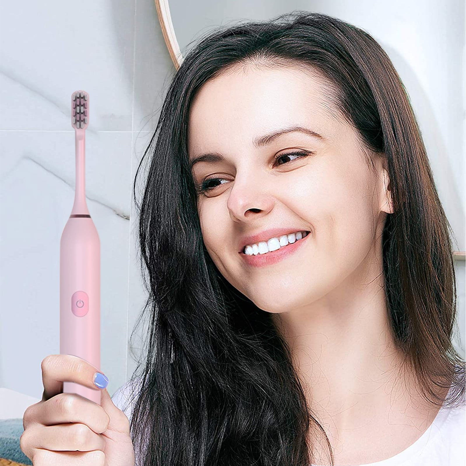 PATLOLLAV Electric Toothbrush for Adults with 3 Brush Head,Sonic ...