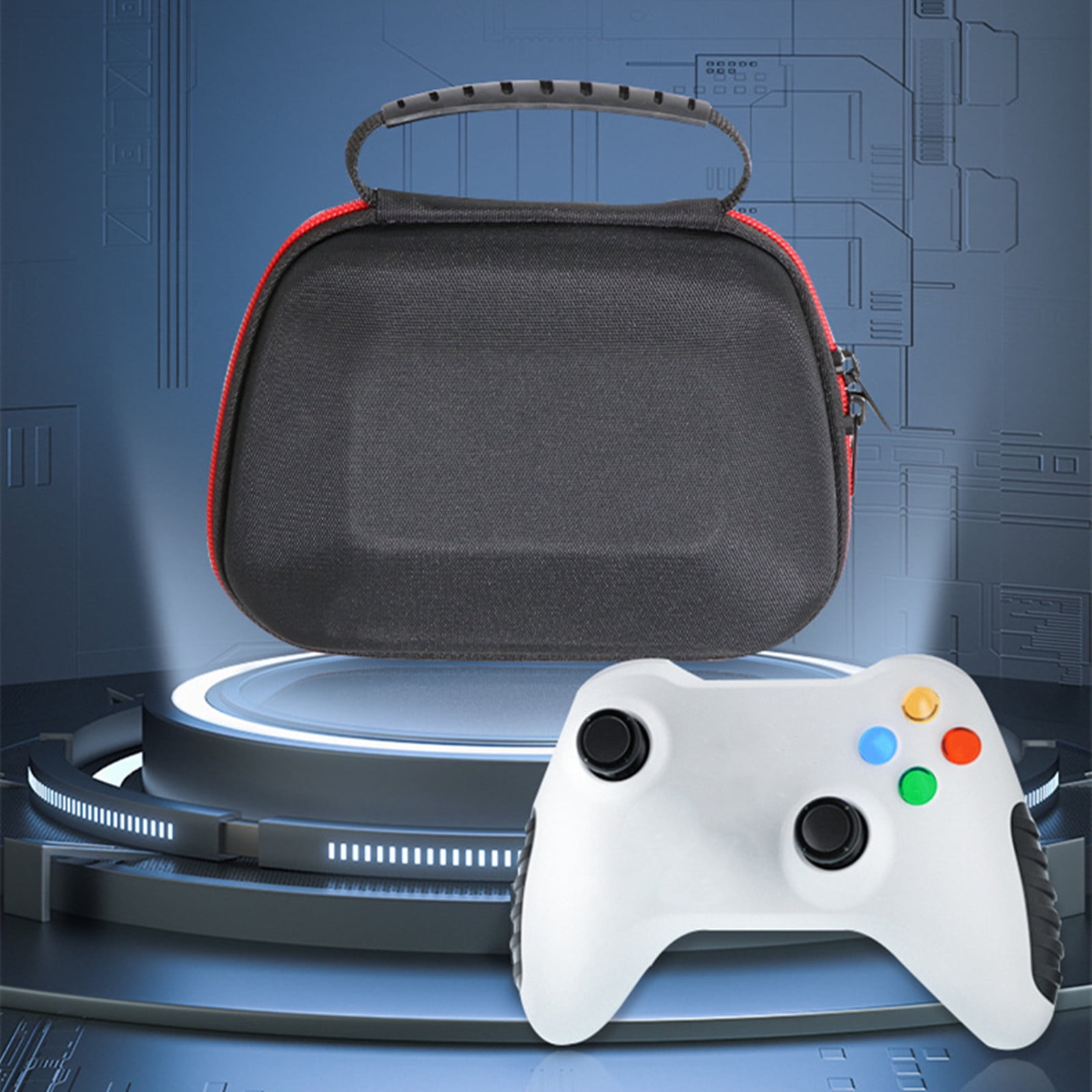 PATLOLLAV Game Controller Storage Case Carrying Travel Protective Case Portable And Compact Hard ...