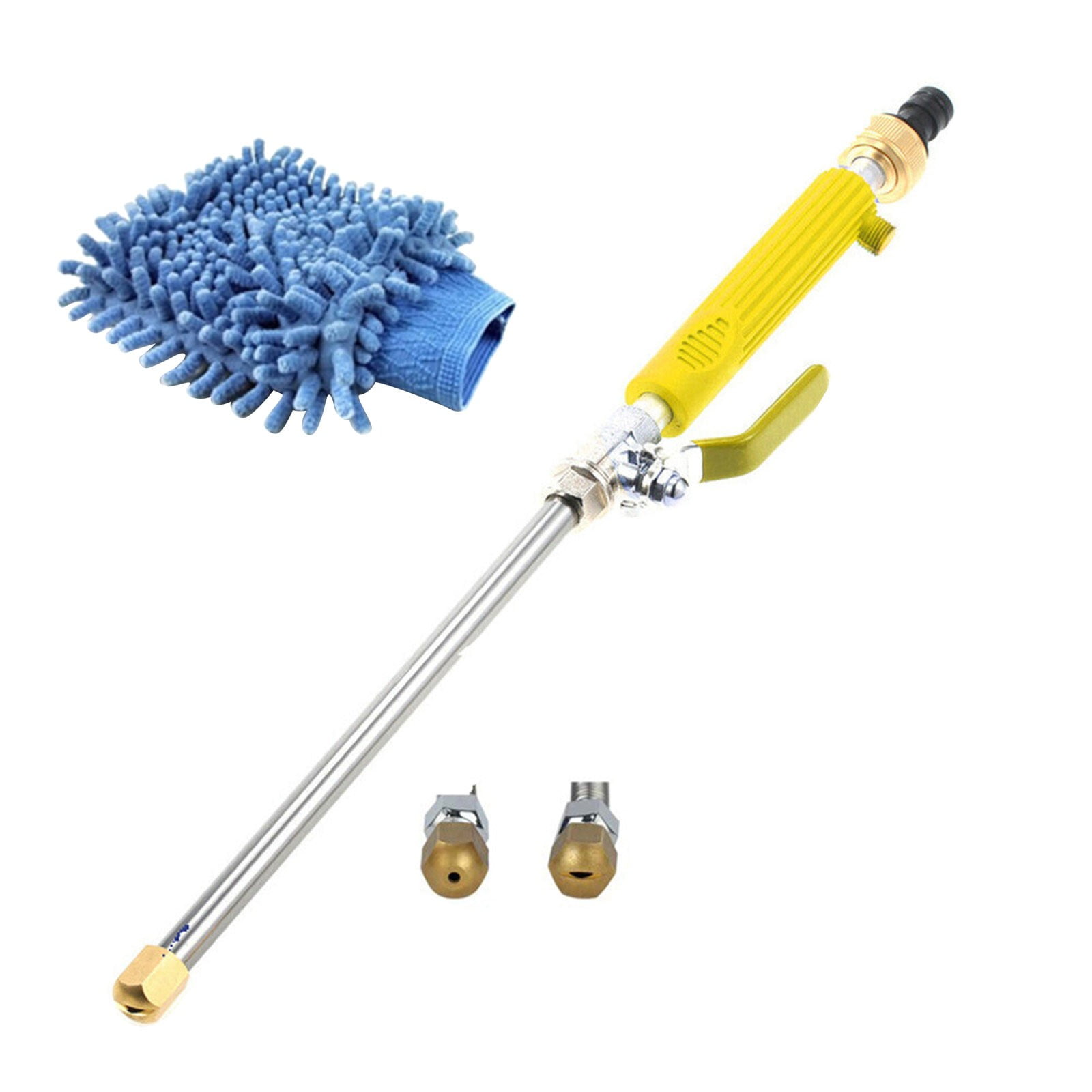 PATLOLLAV Garden Hose Nozzle Set, High Pressure Hose Sprayer with ...