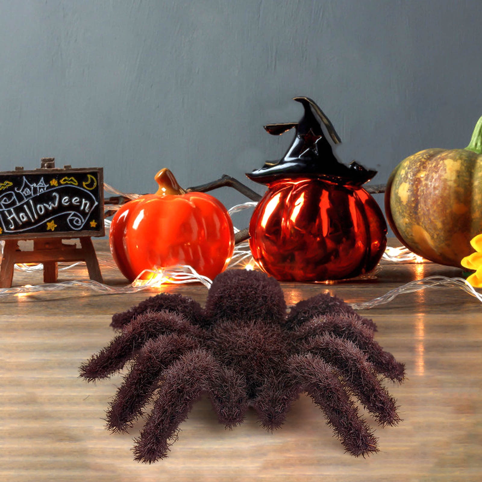 PATLOLLAV Halloween Decorations, Spider Set Large Decor Halloween Props ...
