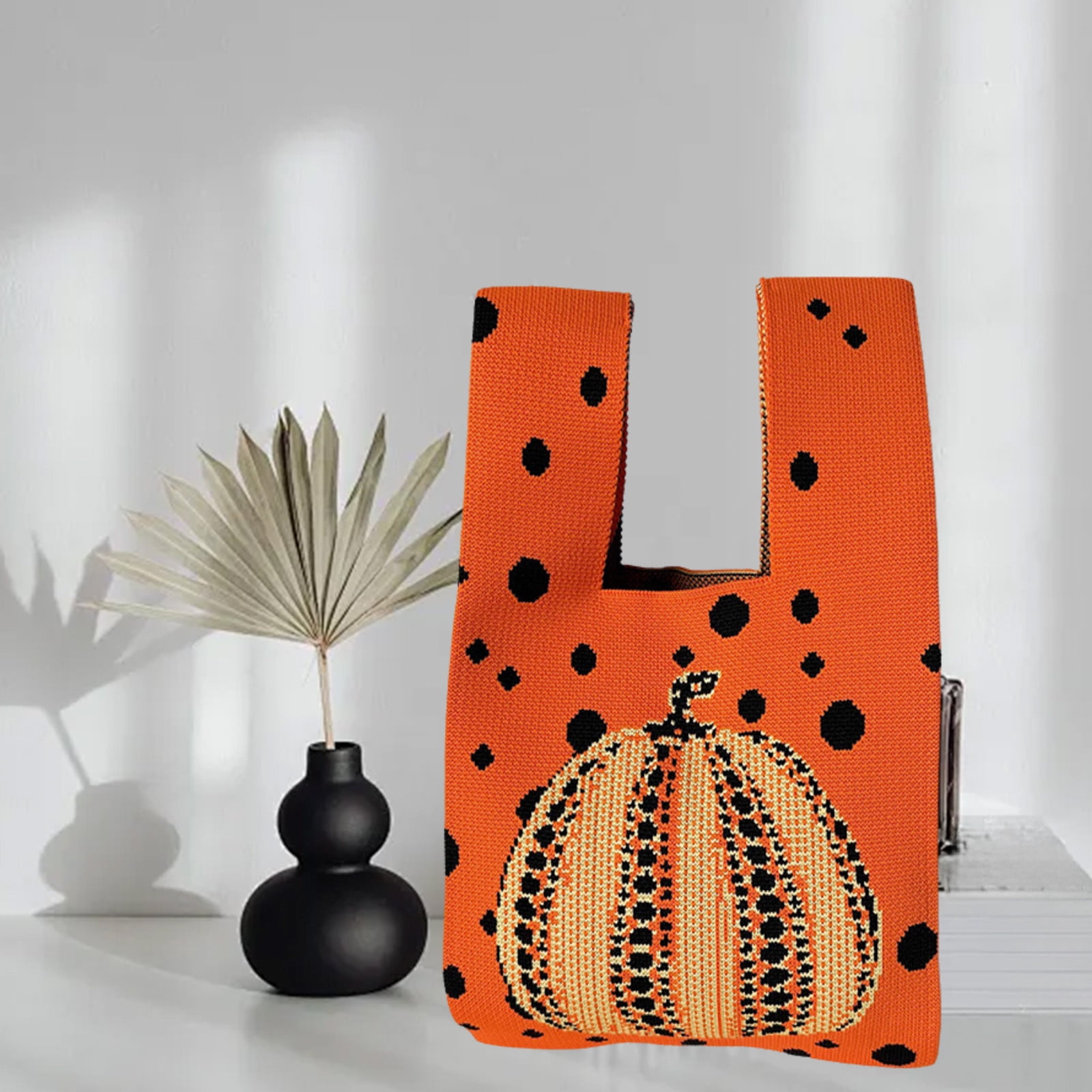 PATLOLLAV Halloween Pumpkin Tote Bag for Shopping,Halloween Soft Waxy ...