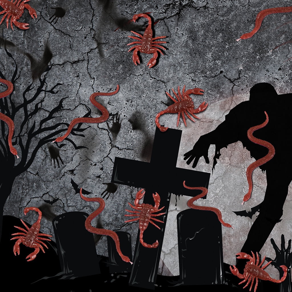 PATLOLLAV Halloween Trick Toys,12pcs Vintage Mock Fake Plastic ...