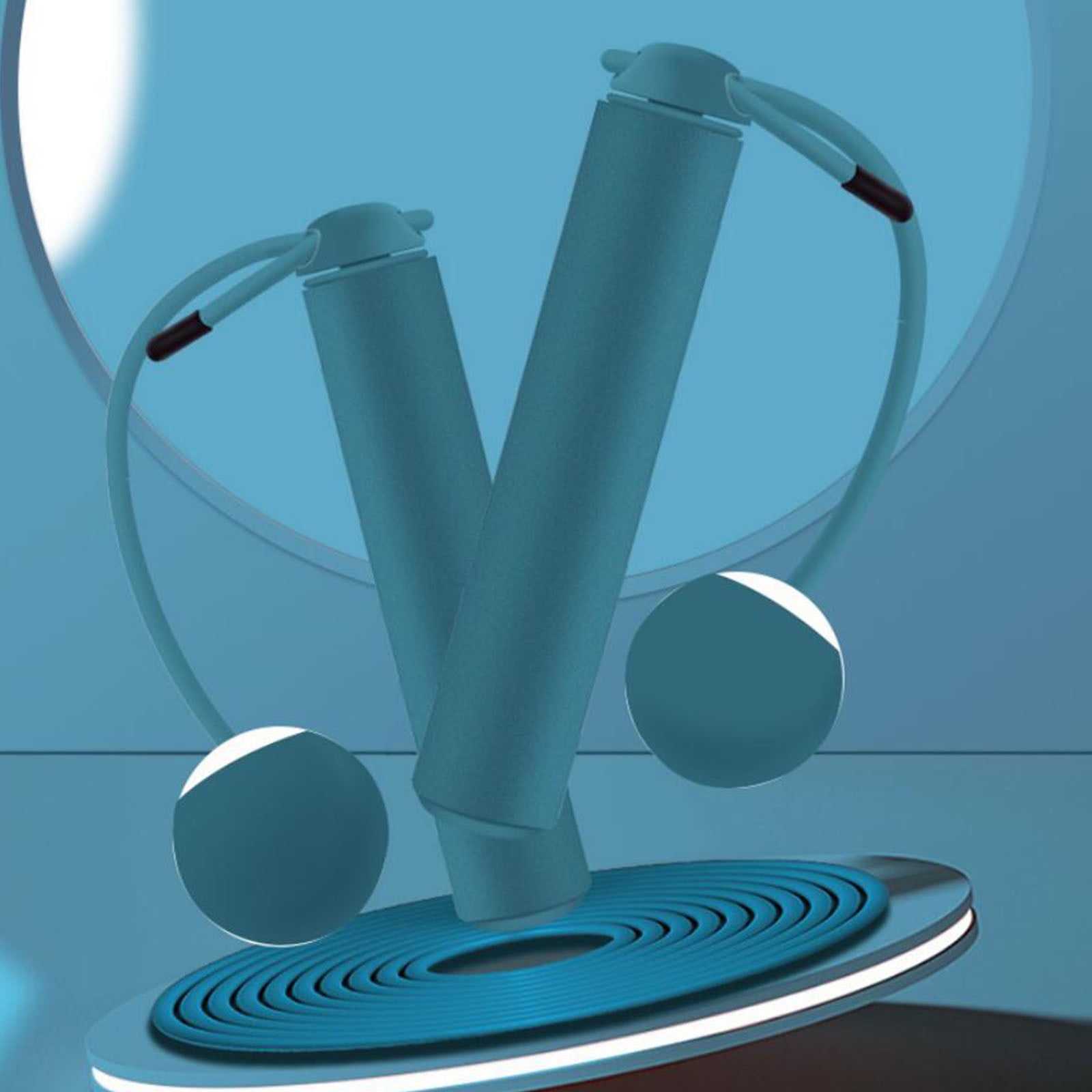 PATLOLLAV Jump Rope for Fitness, Tangle-Free Adjustable PVC Skipping ...