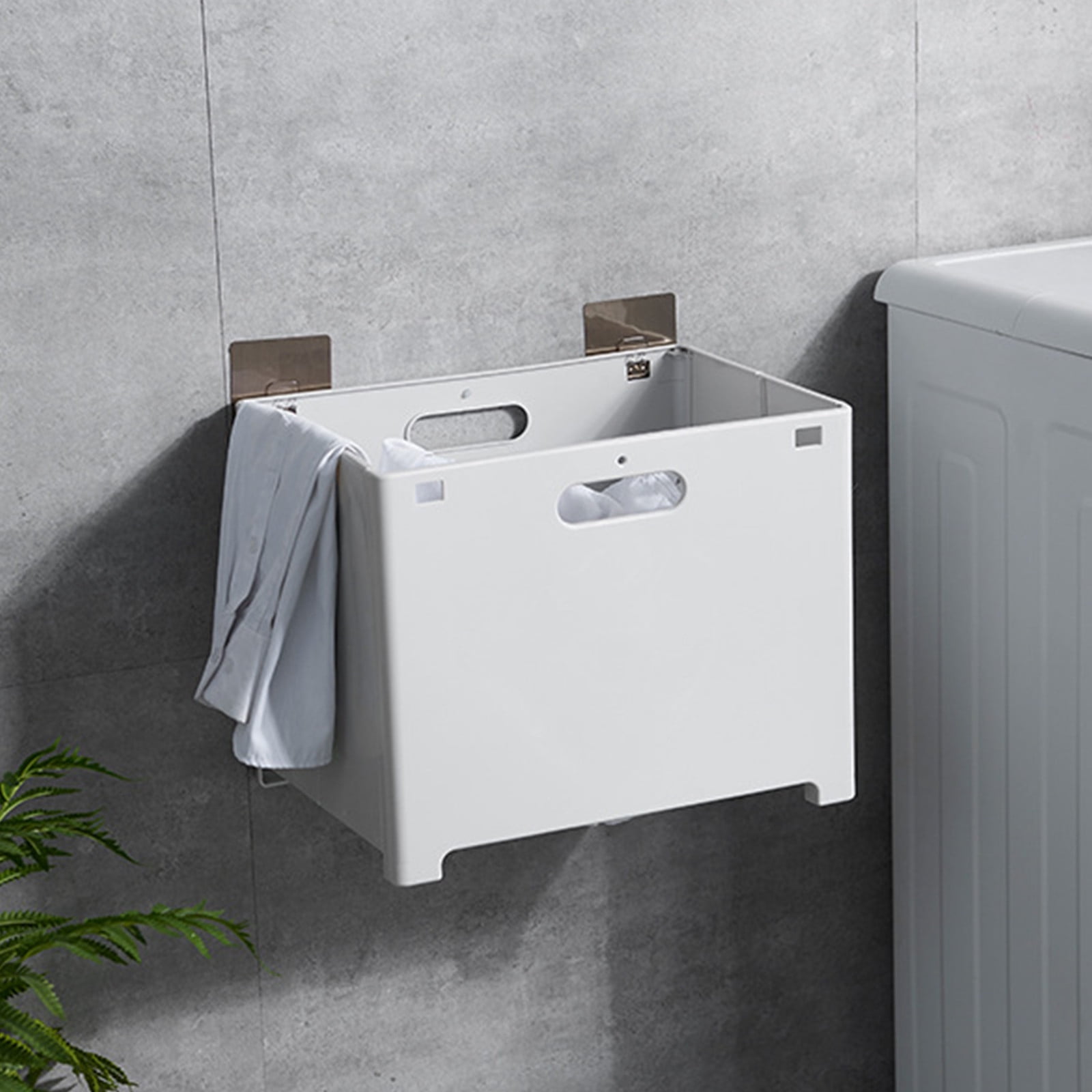 PATLOLLAV Laundry Hamper,Ventilated Plastic Storage Baskets Compact ...