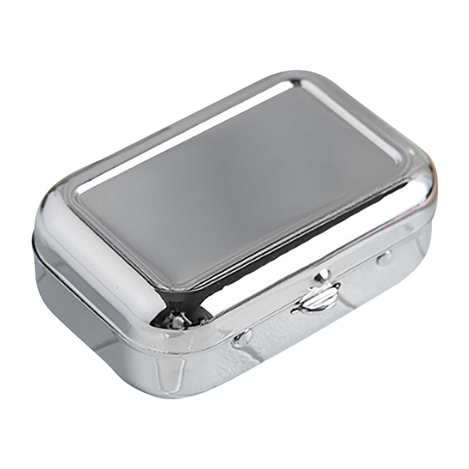 PATLOLLAV Mini Metal Creative Portable Ashtray,Rectangular Outdoor ...